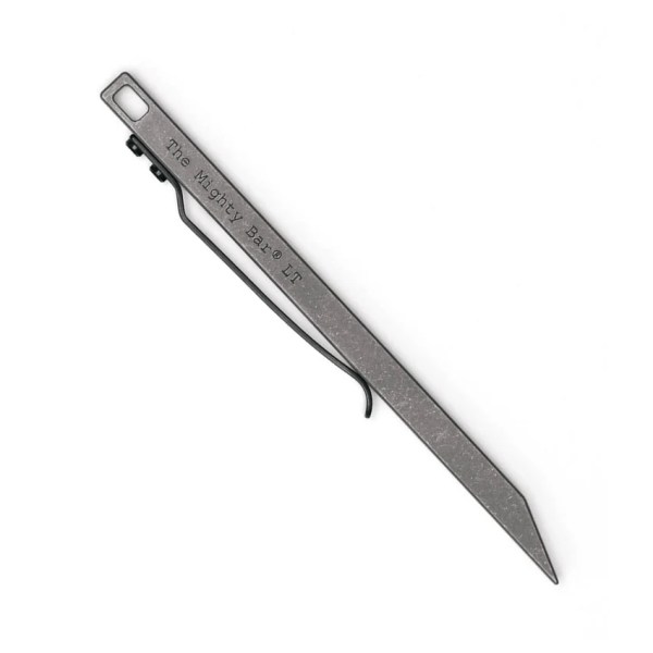 The Mighty Bar® Long Edition Pry Bar – Titanium w/ Stainless Steel ...