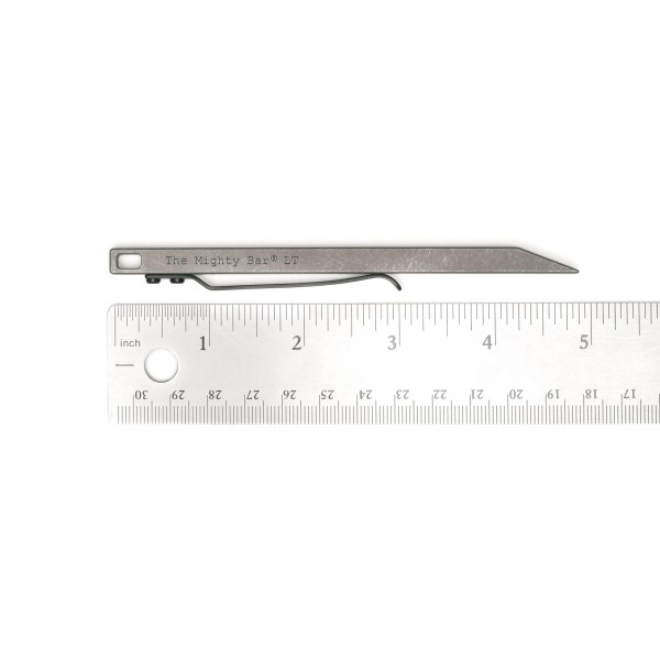 The Mighty Bar® Long Edition Pry Bar – Titanium w/ Stainless Steel ...